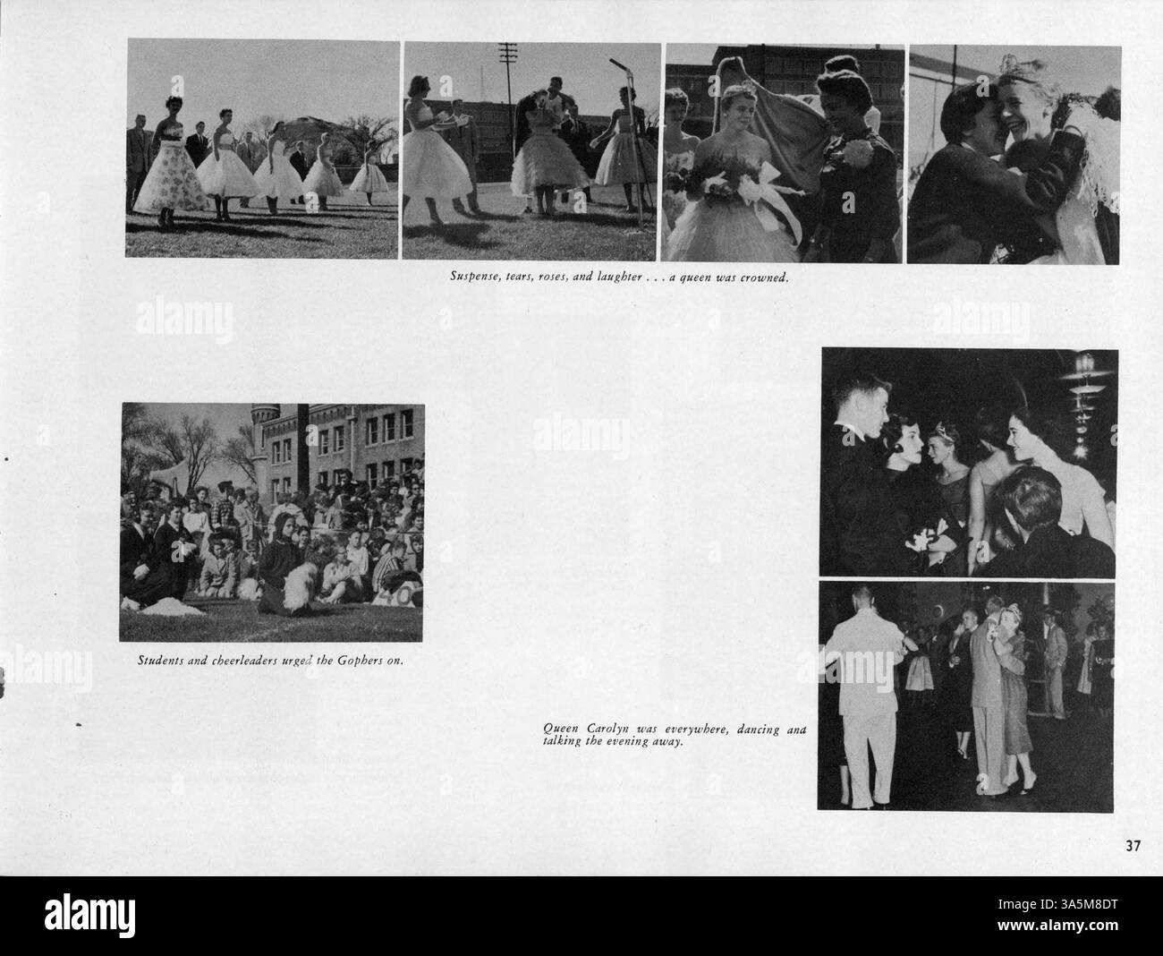 Yearbook from university high school documents the student body hi-res stock photography and ...