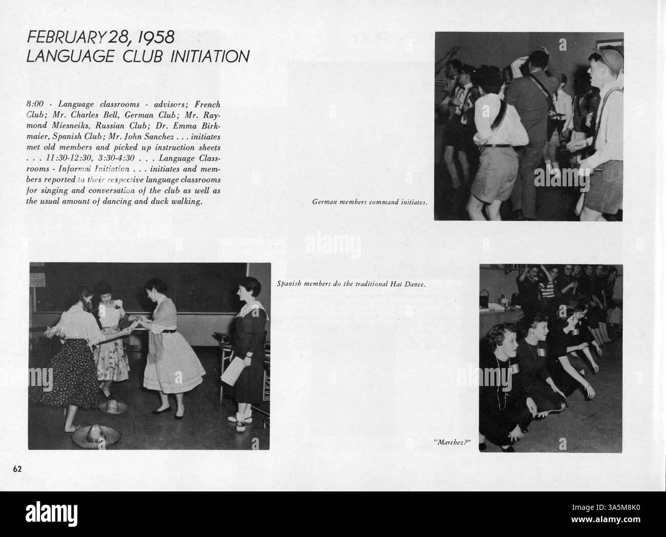 The 1958 Bisbila yearbook captures the vibrant life at University High ...
