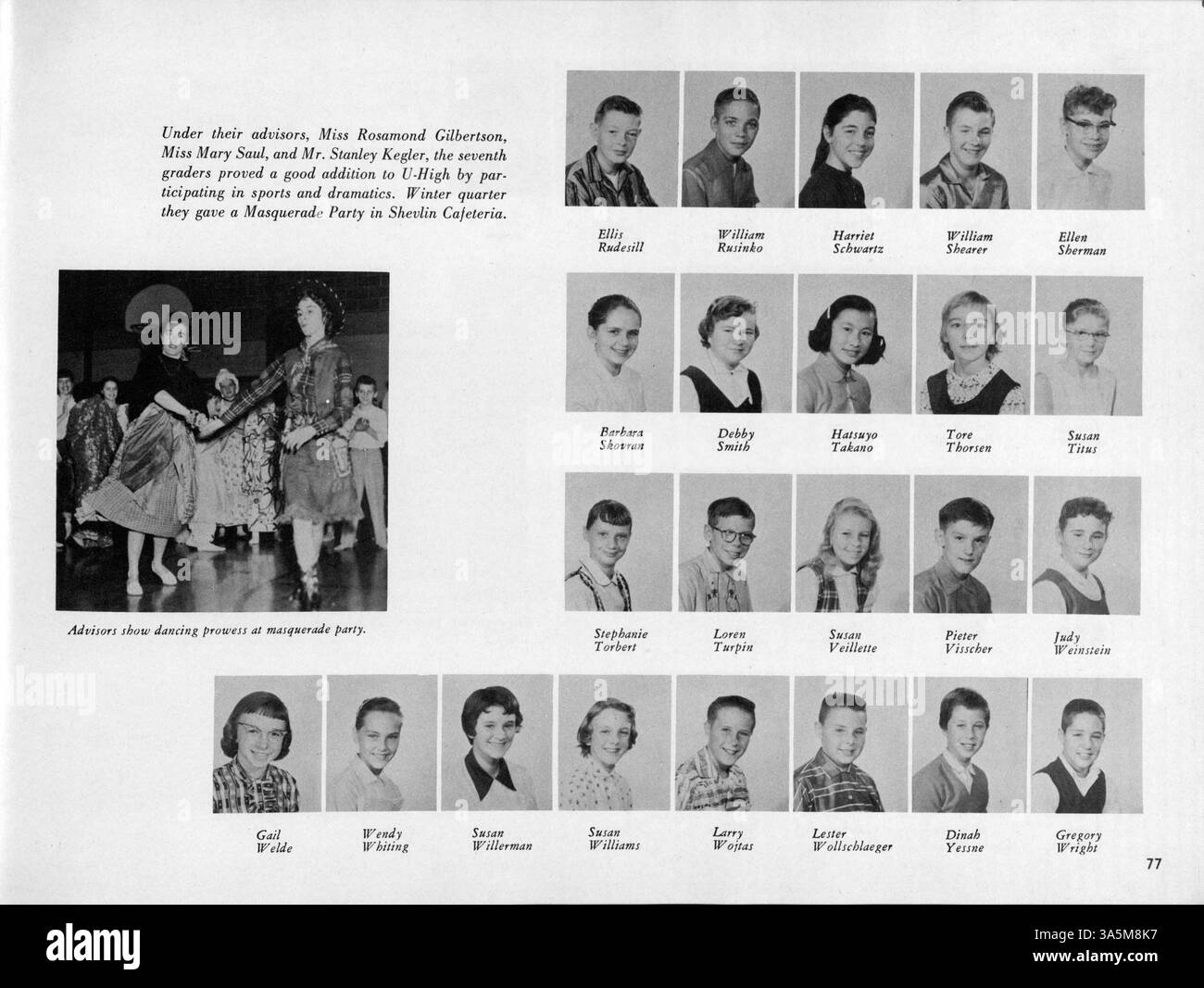 This 1958 edition of the Bisbila yearbook from University High captures ...