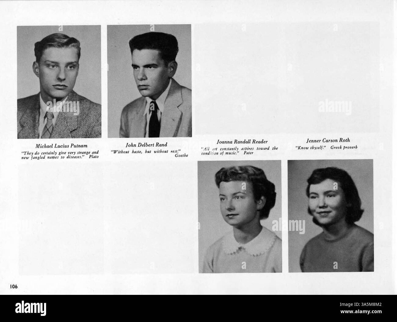 The bisbila yearbook from university high school for the 1957 19 hi-res ...