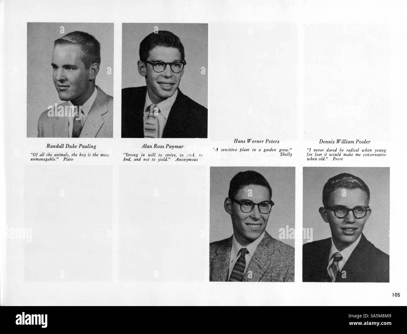 The Bisbila 1958 yearbook from University High documents the school's ...
