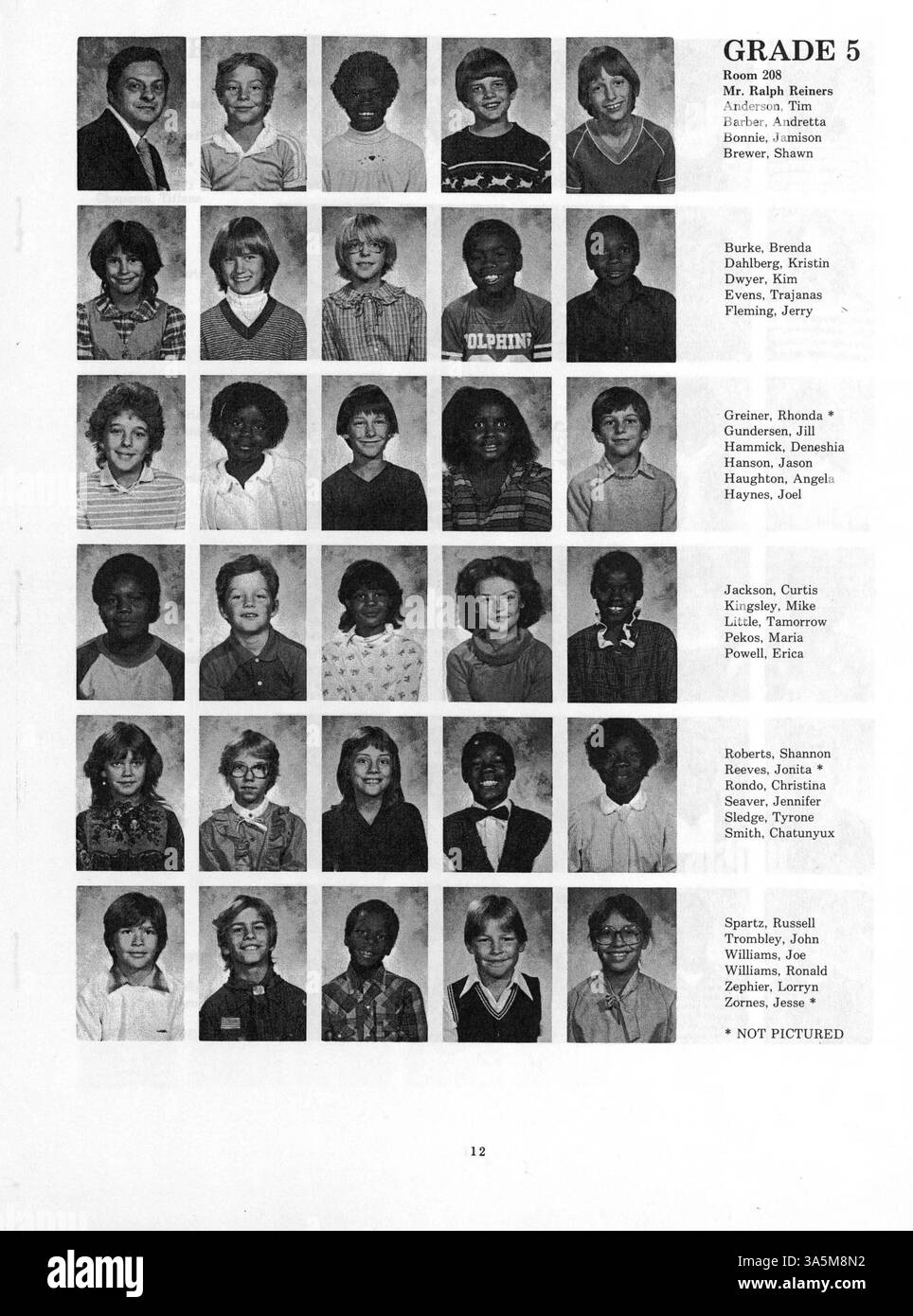 The 1984 yearbook from putnam elementary features photographs of hi-res ...