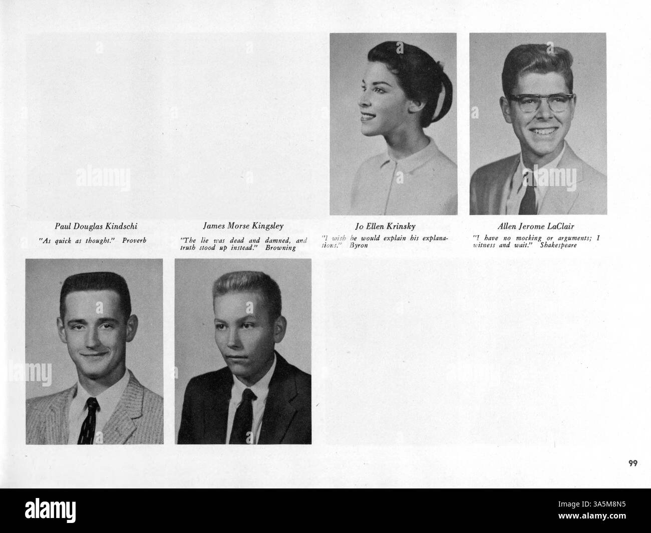 The 1958 edition of the Bisbila yearbook from University High features ...