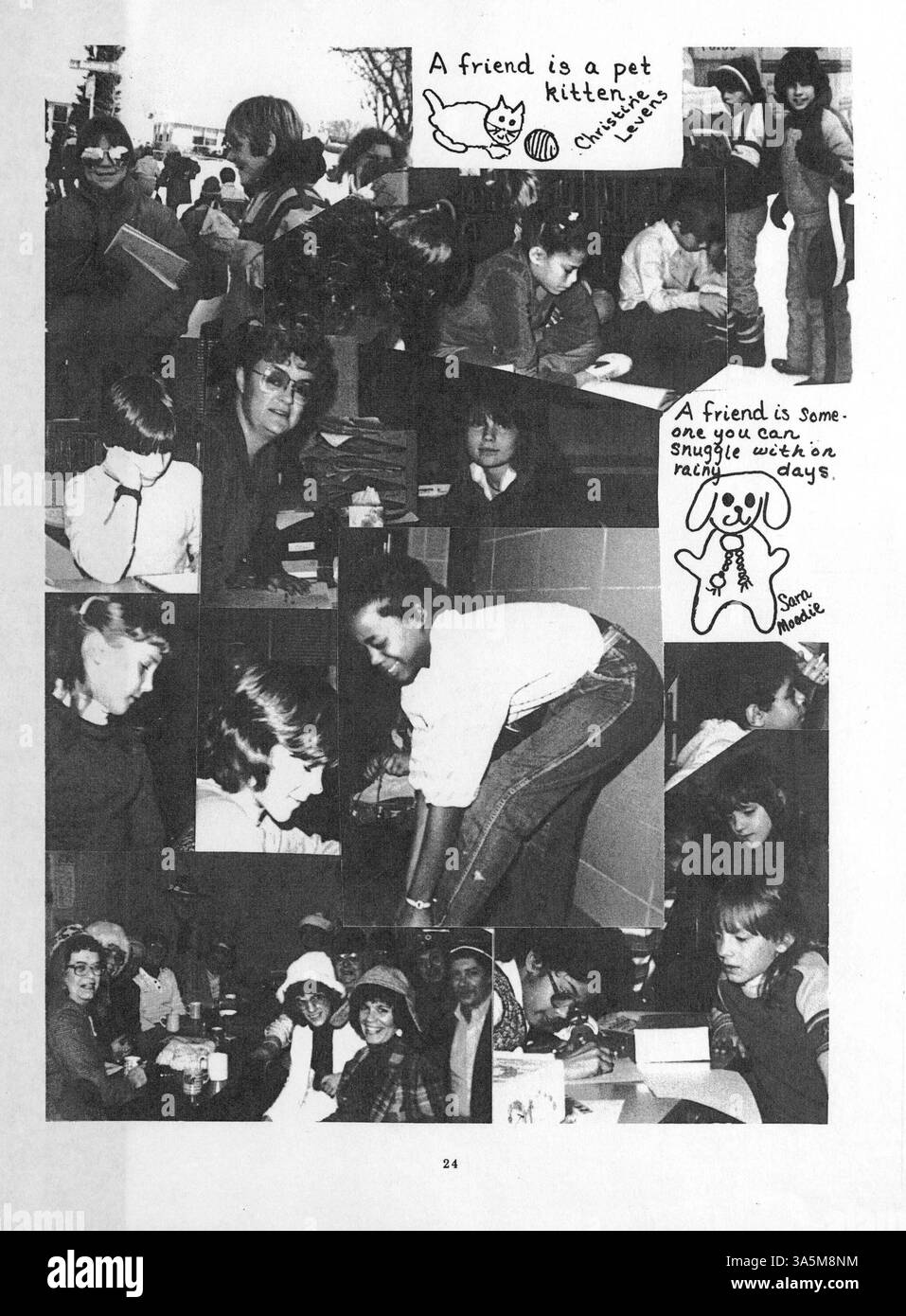 This 1984 yearbook from Putnam Elementary showcases the students ...