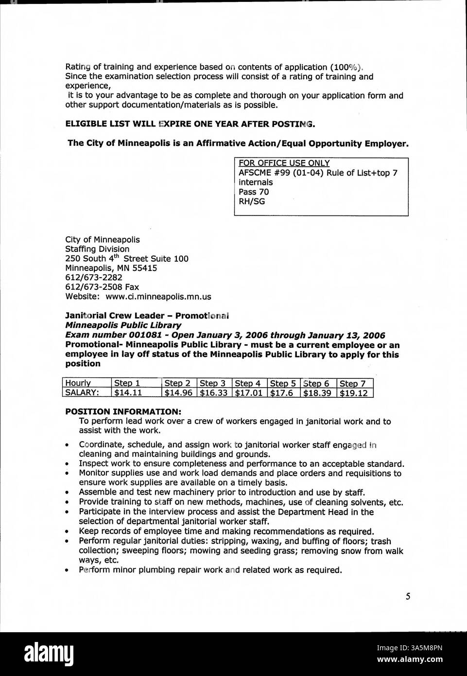 The Minneapolis Public Library Official Bulletin from 2006 provides ...