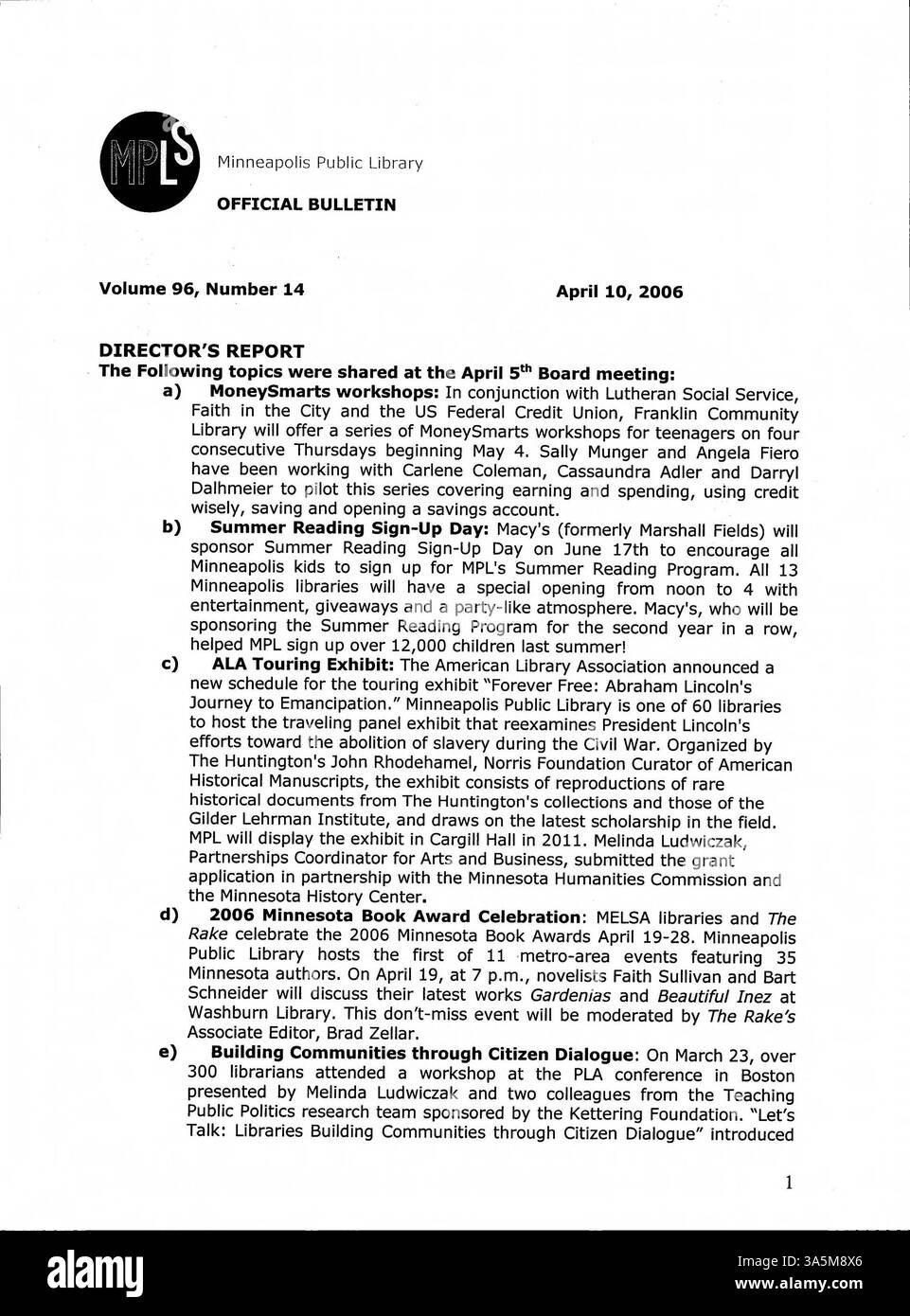 Covering updates on operational matters hi-res stock photography and ...