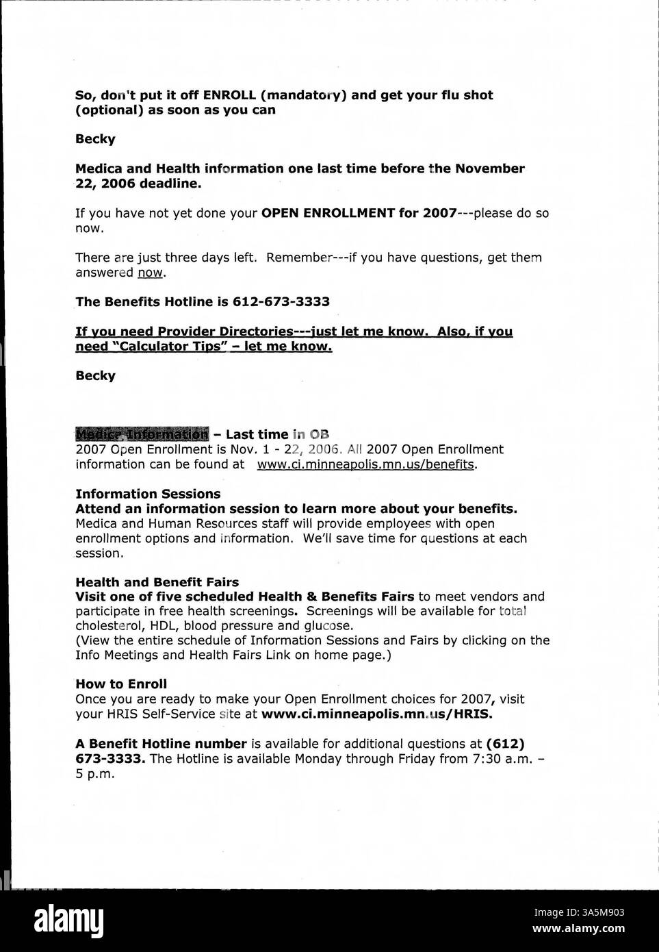 Helping to keep employees informed hi-res stock photography and images ...