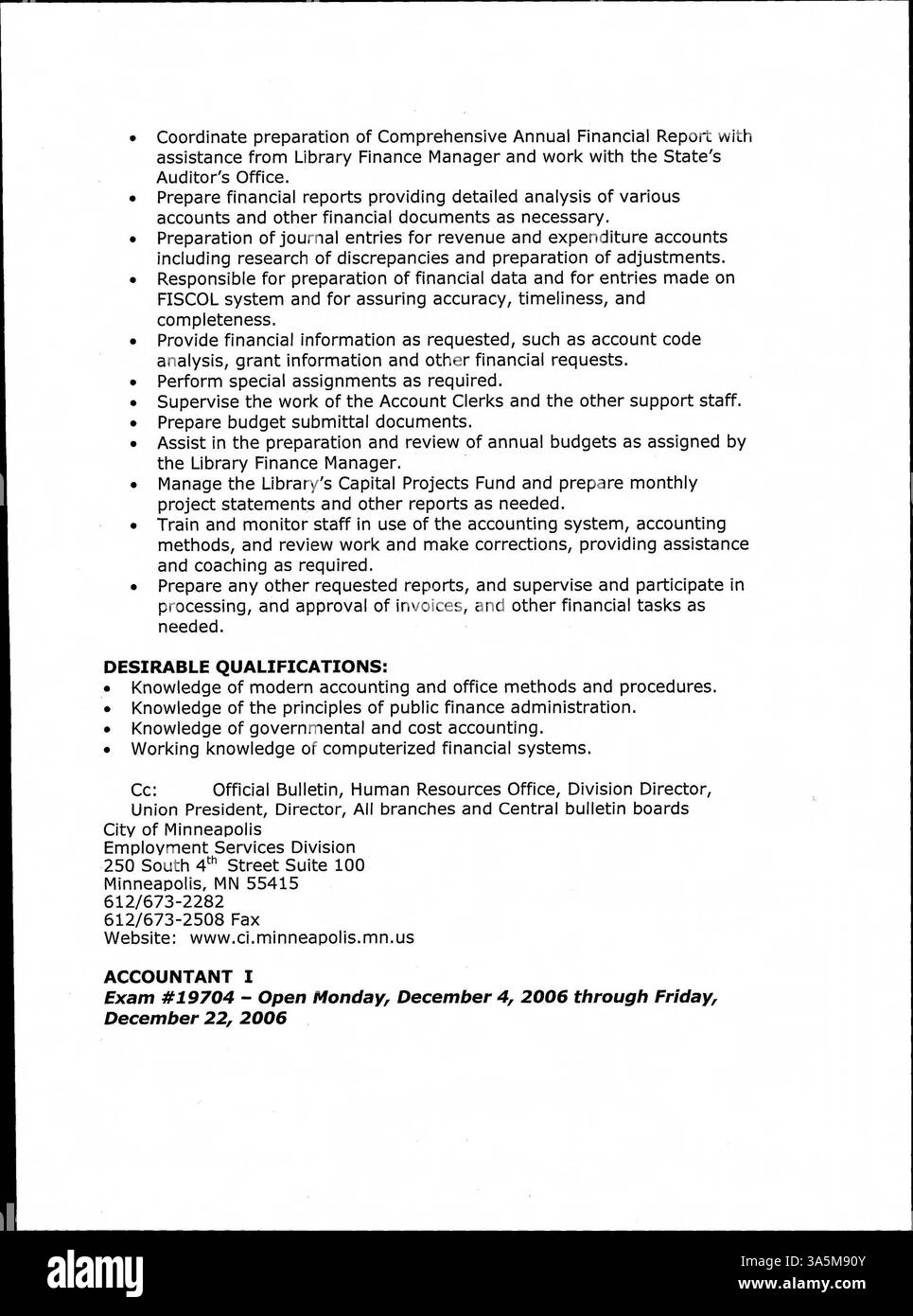 This official bulletin from 2006 provides staff at the minneapol hi-res ...