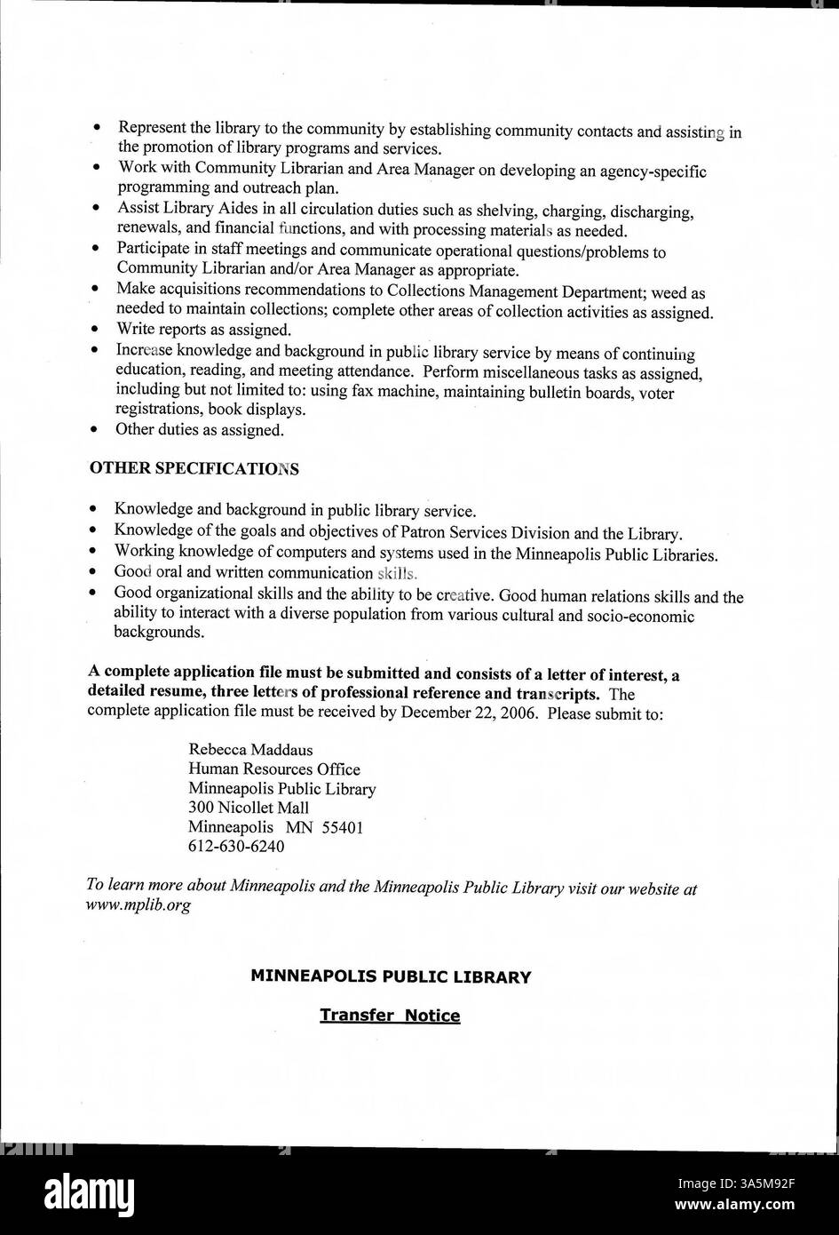 Covering important changes to library operations hi-res stock ...