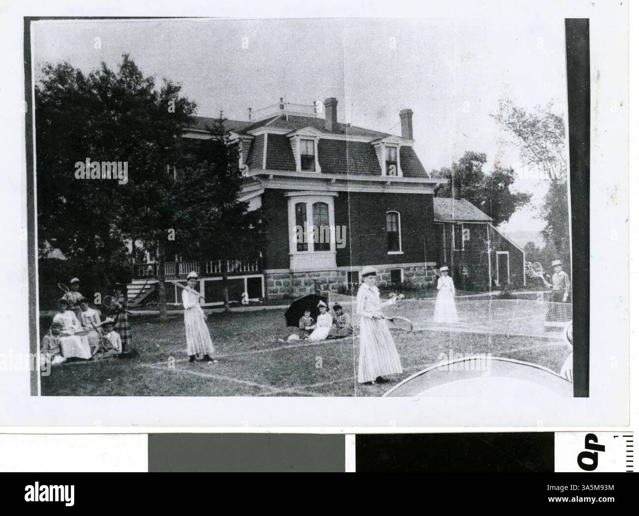 The Judson D. Humiston residence in Mankato, complete with a lawn ...