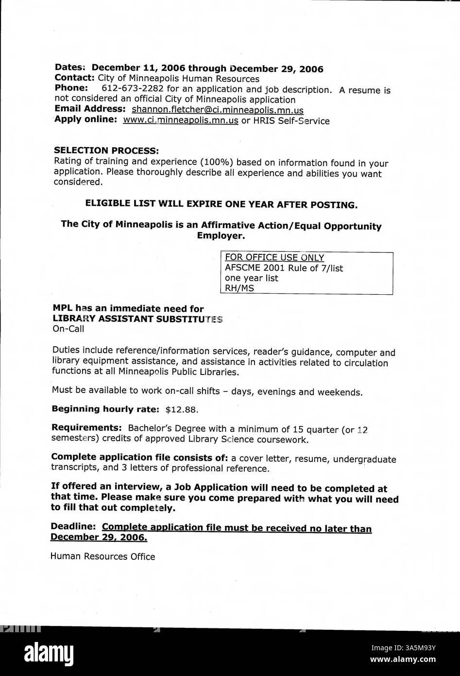 This weekly bulletin from 2006 provides updates, news, and ...