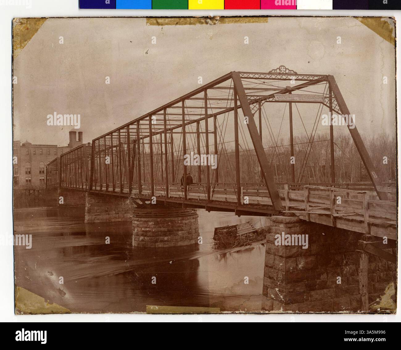 The Main Street Bridge over the river that divides North Mankato and ...