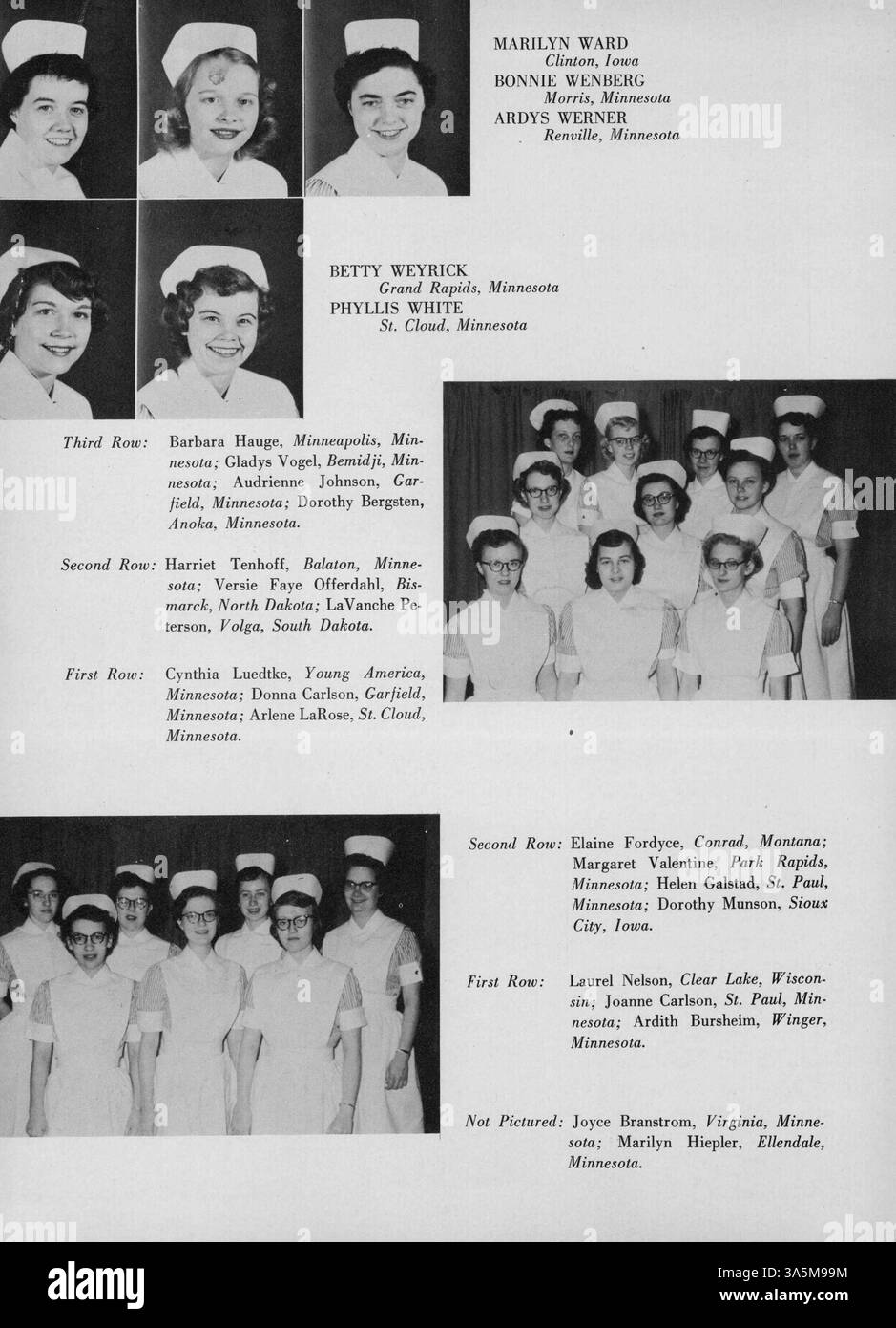 The Swedish Hospital School of Nursing Yearbook from 1953 provides a ...