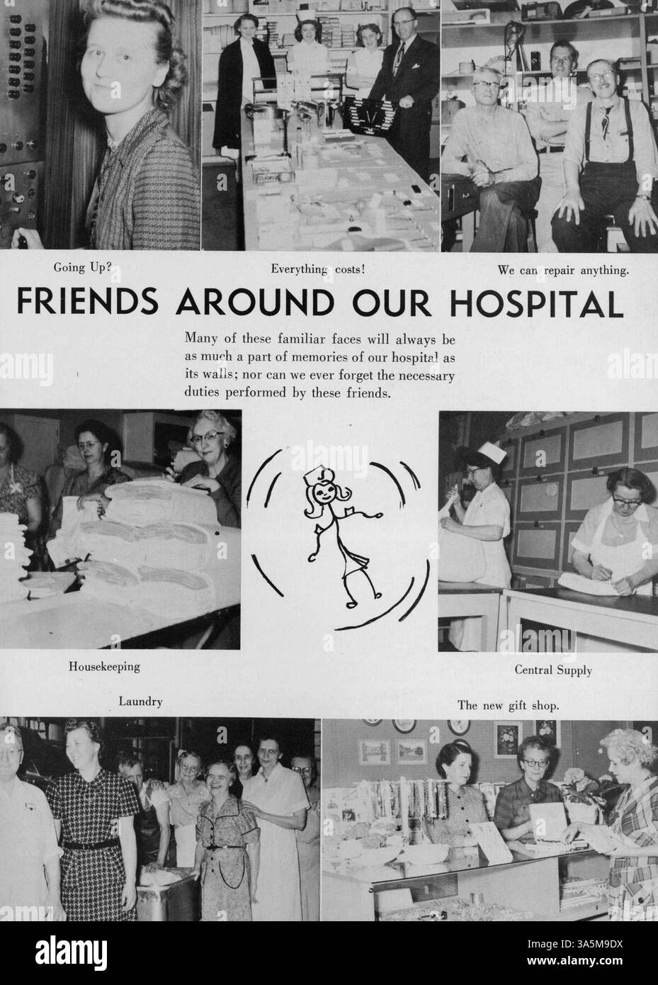 The 1953 yearbook of Swedish Hospital School of Nursing records the key ...