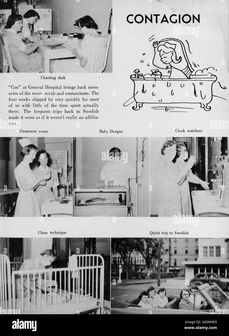 The 1953 yearbook from Swedish Hospital School of Nursing documents the ...