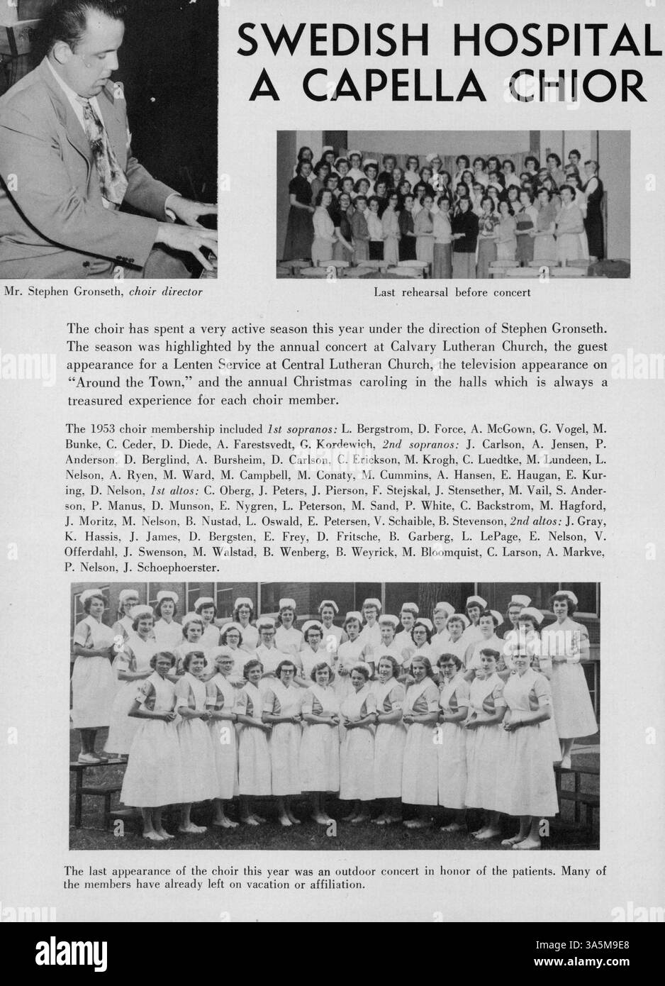 This 1953 yearbook from Swedish Hospital School of Nursing highlights ...