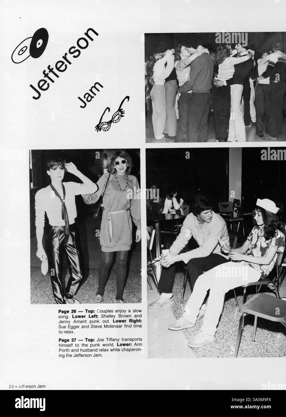 The 1982 'Revolution' yearbook from Jefferson High School documents the ...