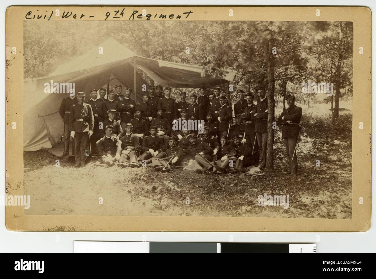 A photograph believed to show the 2nd Regiment National Guard, likely ...