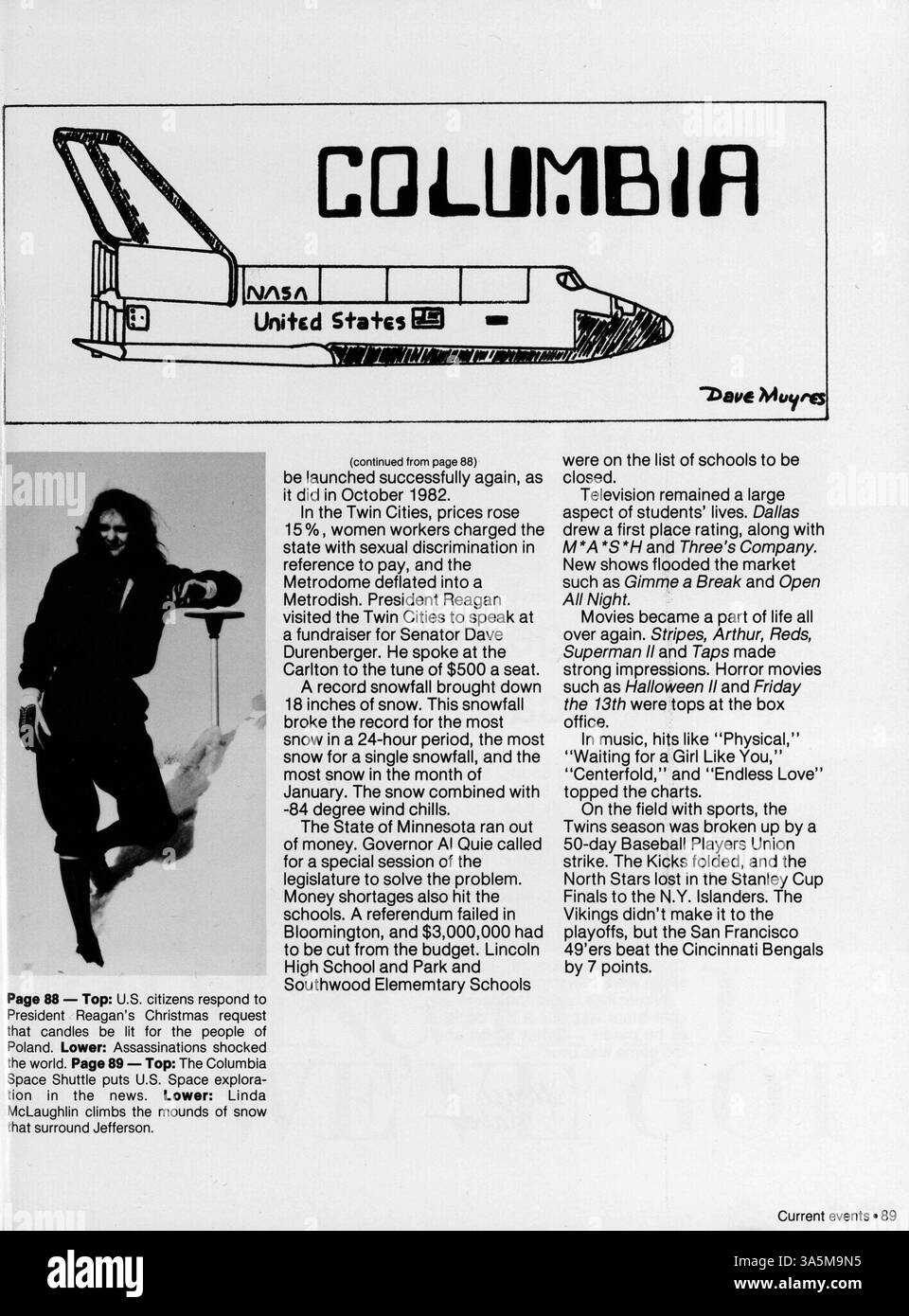 This 1982 'Revolution' yearbook from Jefferson High School reflects the ...