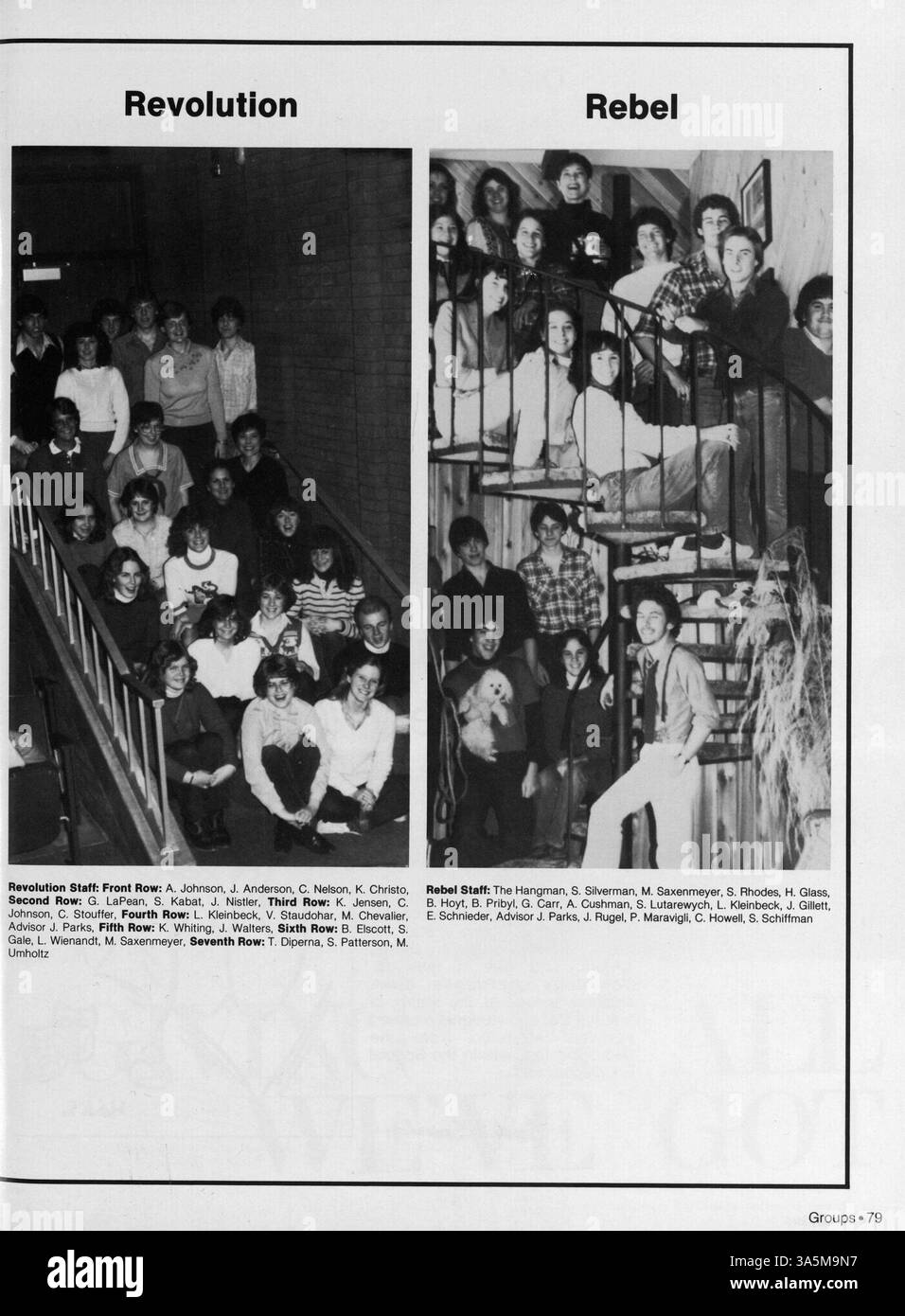 The 1982 'Revolution' yearbook from Jefferson High School documents the ...