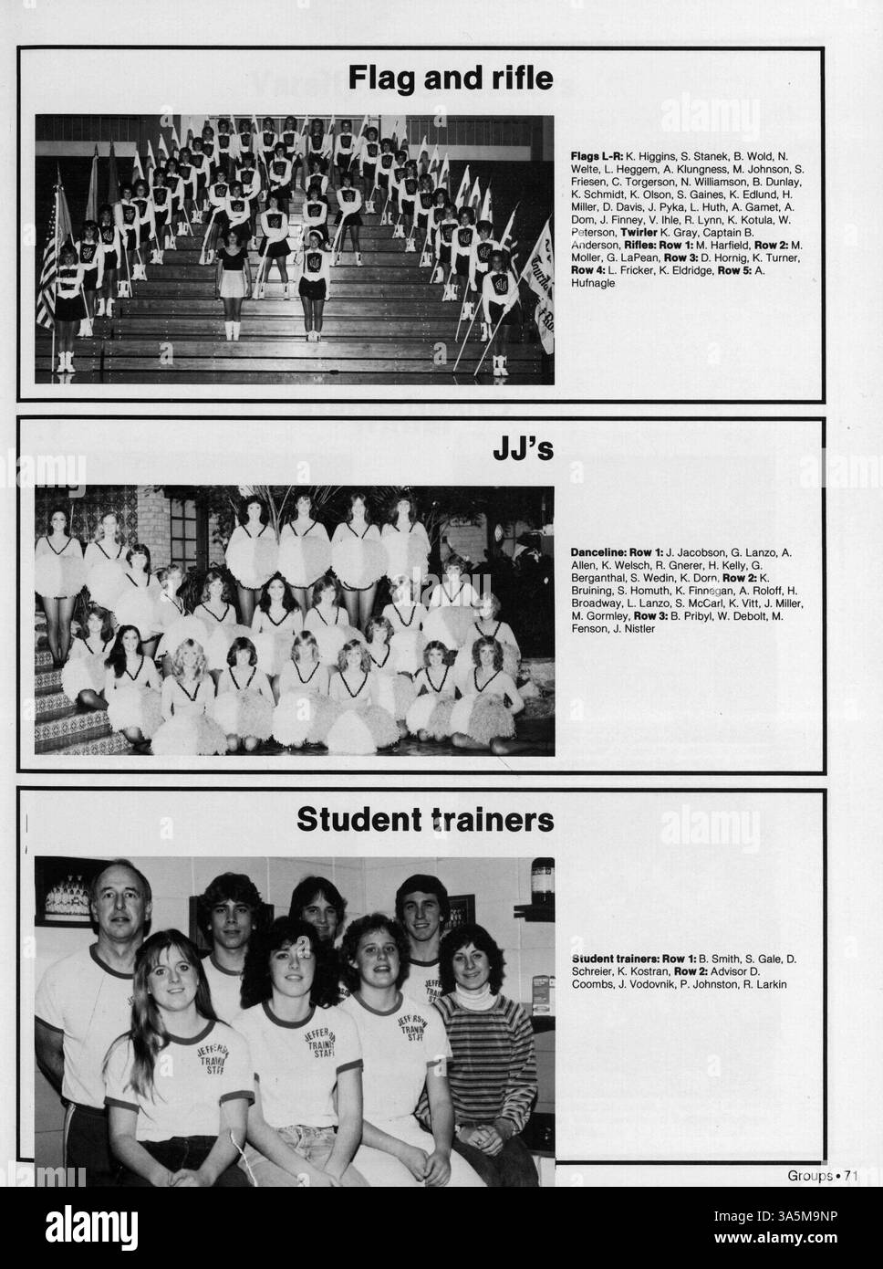 The 1982 'Revolution' yearbook from Jefferson High School documents the ...