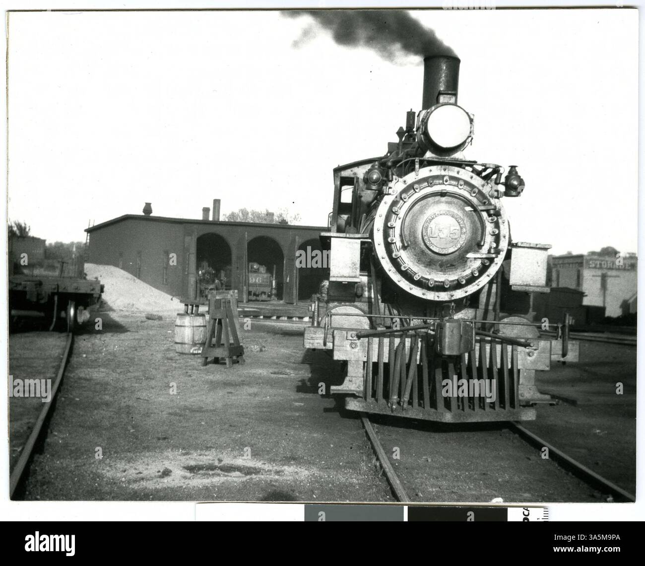 The Mankato Roundhouse in Mankato, Minnesota, as seen in this historic ...