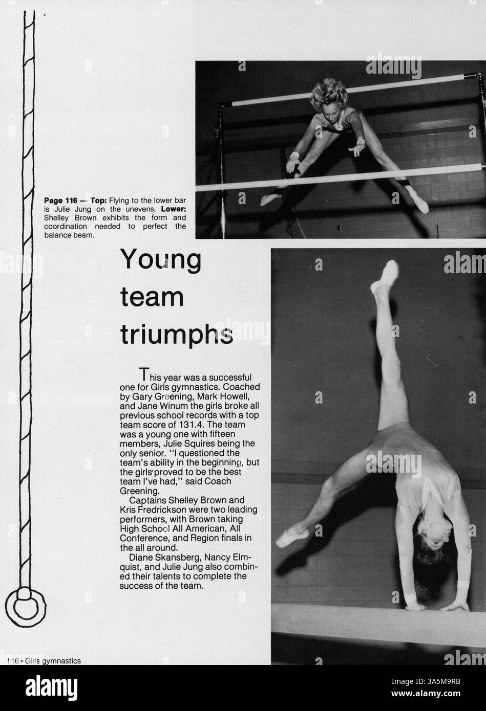 The 1982 'Revolution' yearbook from Jefferson High School documents the ...