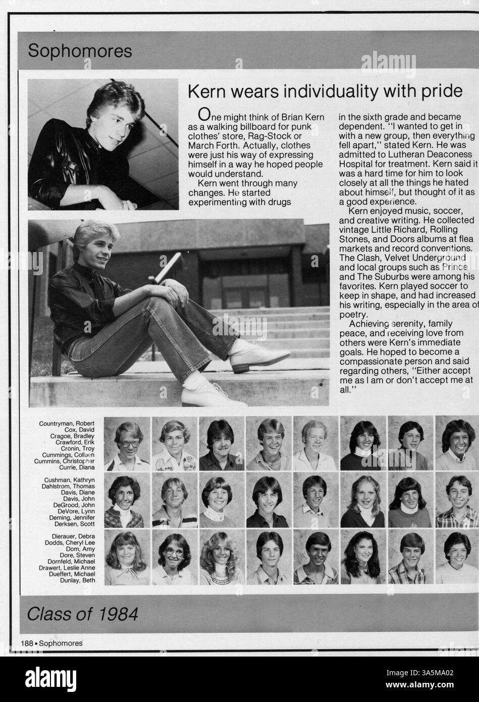 The 1982 yearbook from Jefferson High School, titled 'Revolution ...