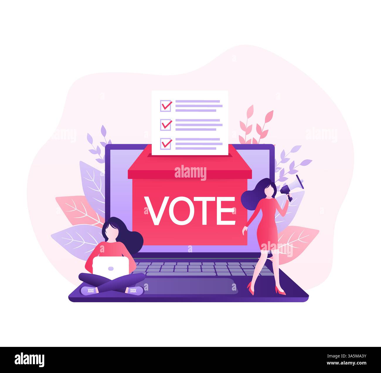 Cartoon icon. Cartoon character. Flat vote people for concept design ...