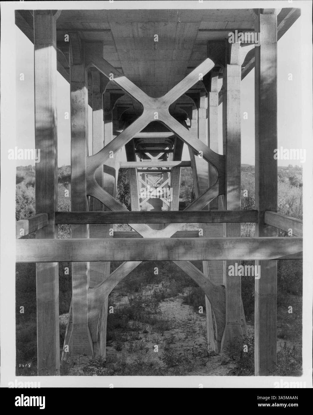 The Mendota Bridge arches, a significant historical structure in ...