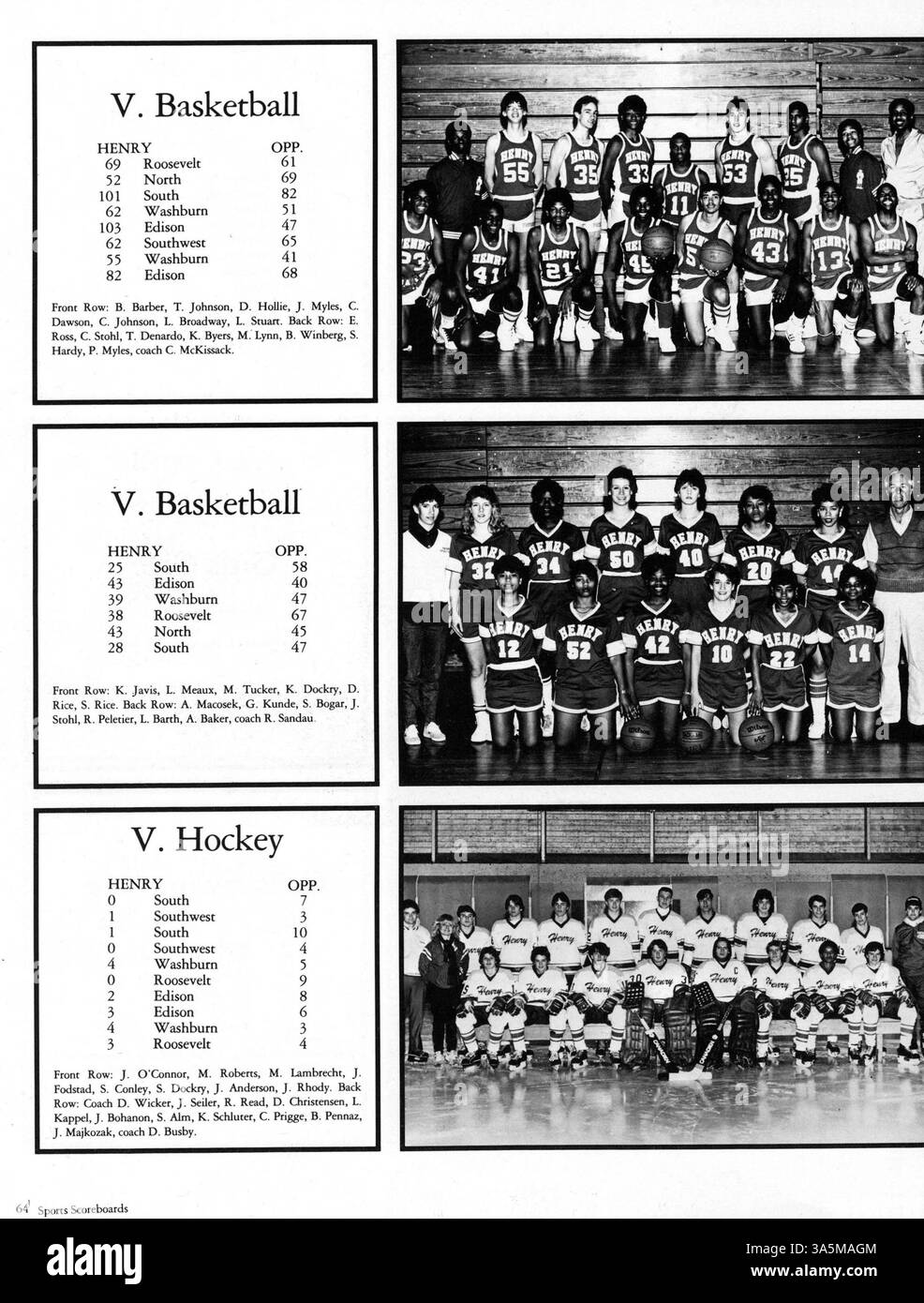 The 1986 Patrick Henry High School yearbook documents key school events ...