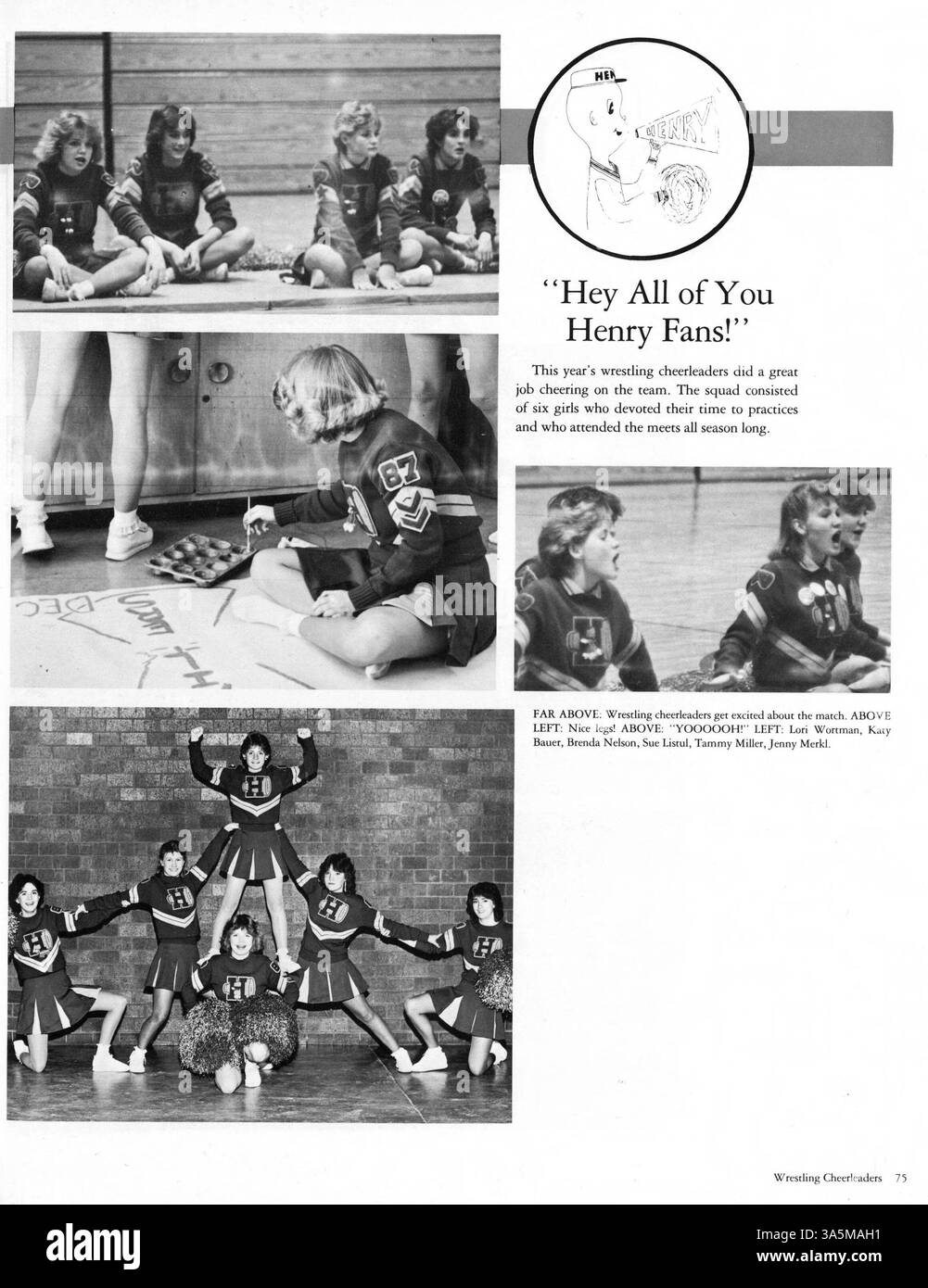 The 1986 yearbook of Patrick Henry High School captures moments from ...