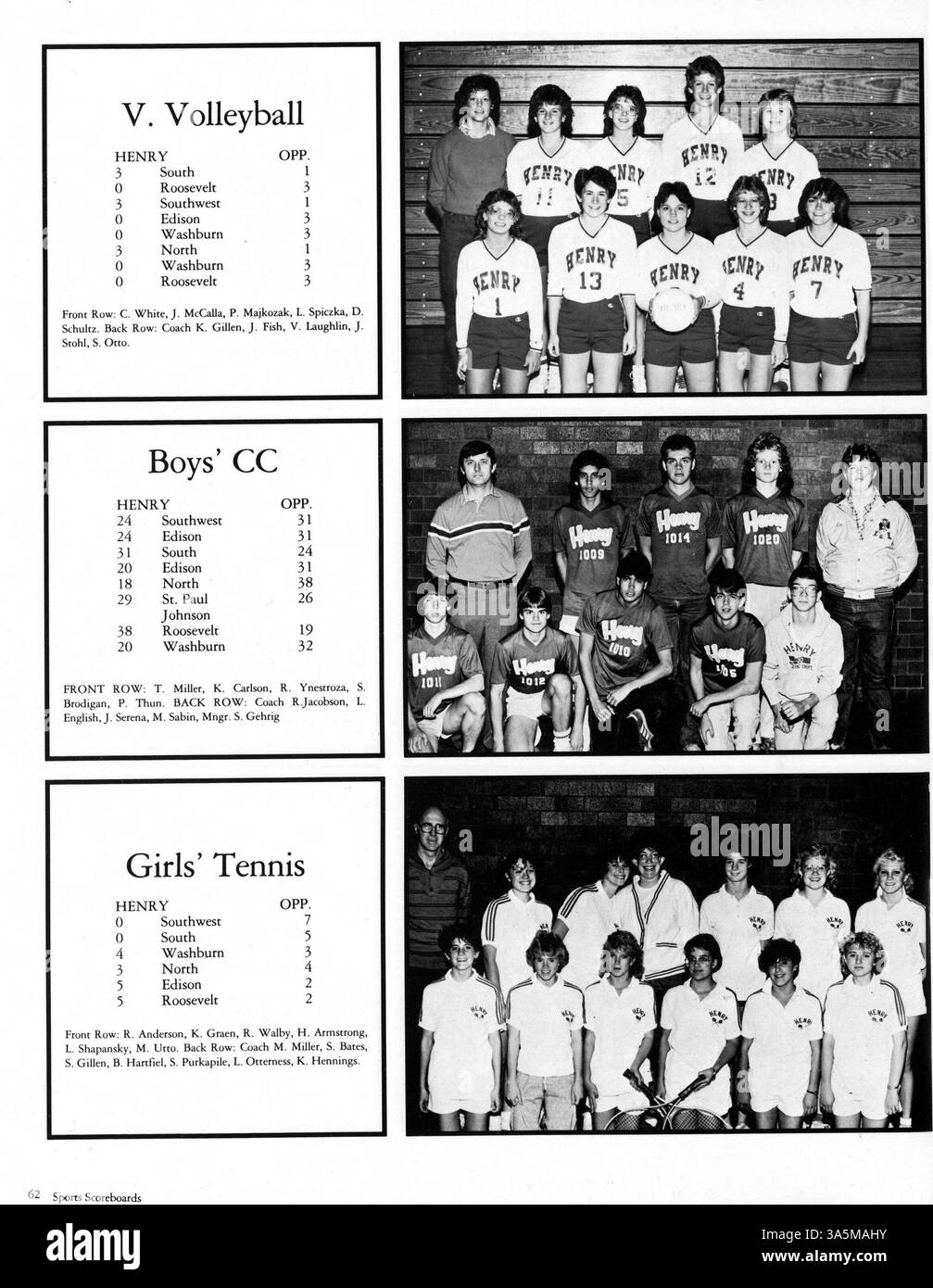 This 1986 yearbook of Patrick Henry High School features student ...