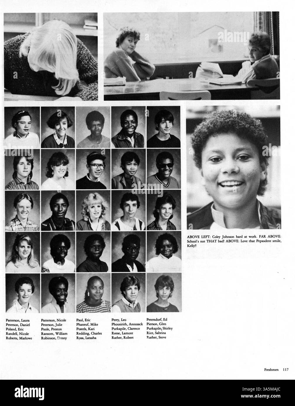 The patrick henry high yearbook from 1986 highlights the students hi ...