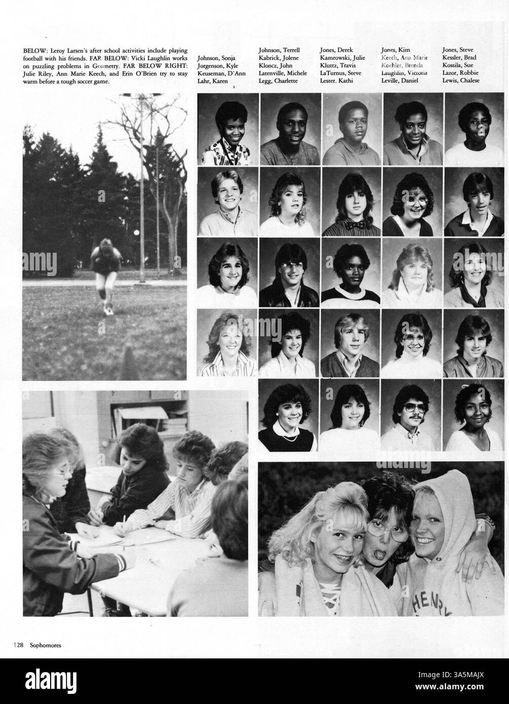 The 1986 Patrick Henry High School yearbook highlights student life ...