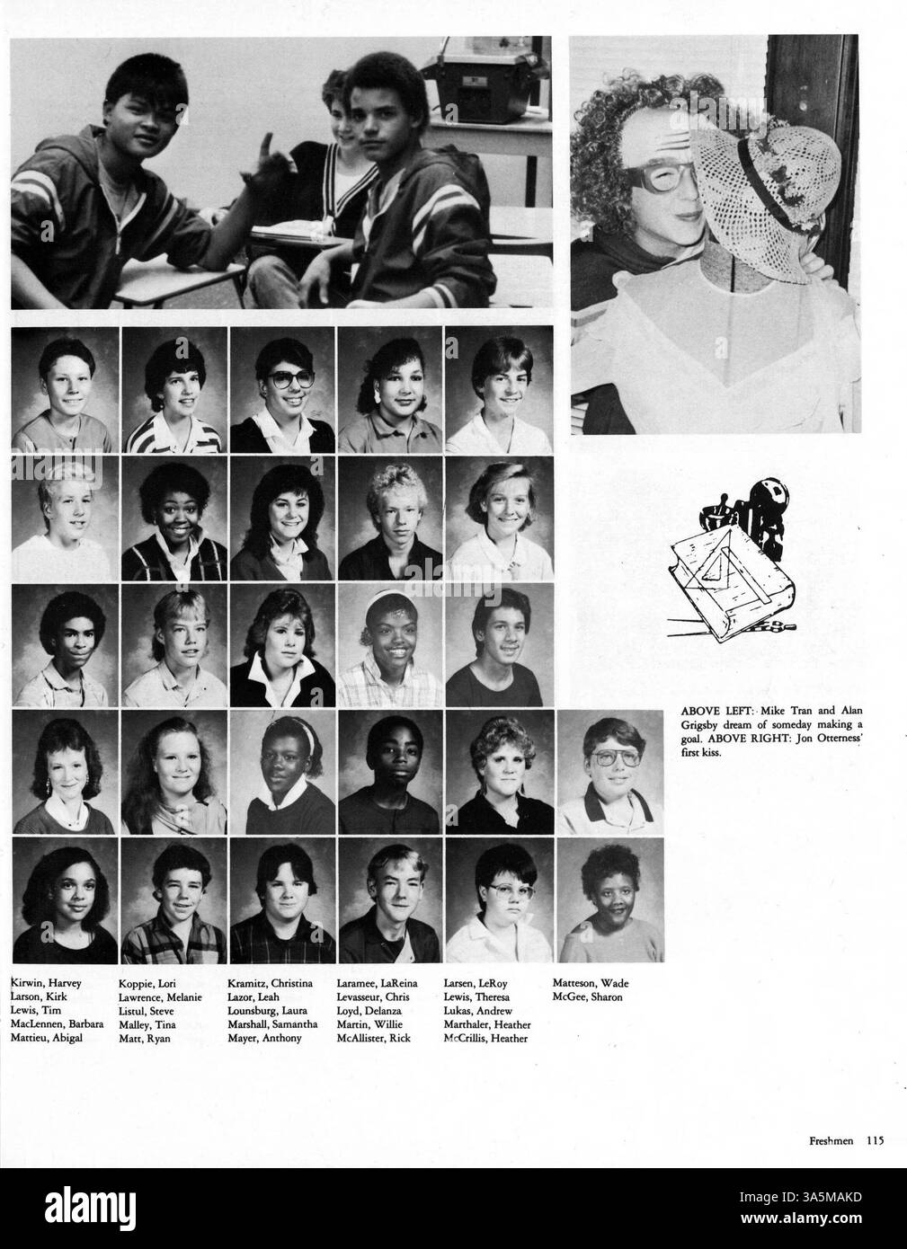 The 1986 yearbook of Patrick Henry High School highlights key moments ...