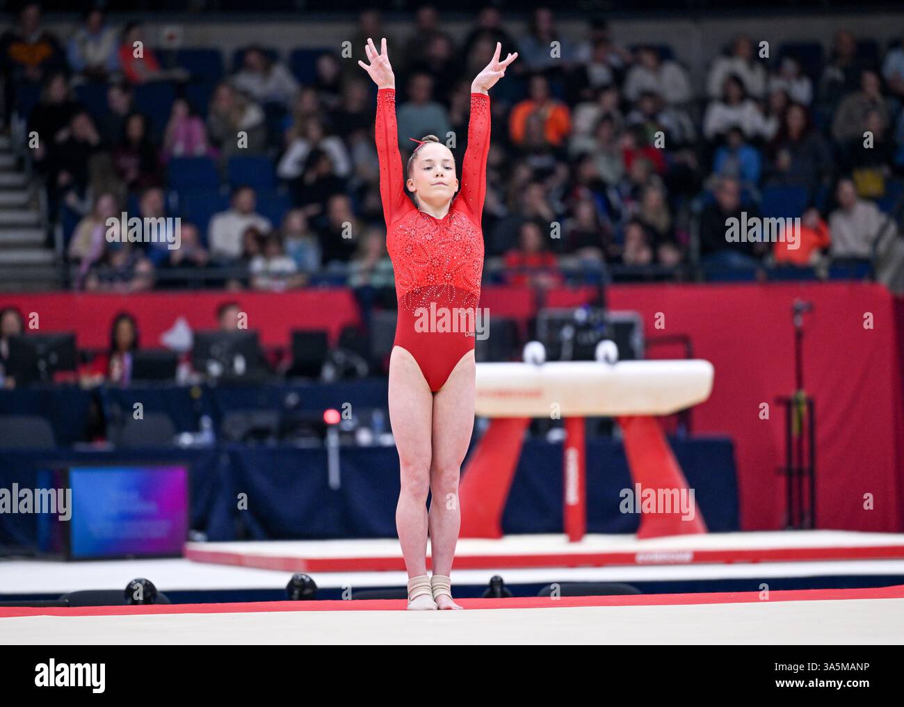 Liverpool, England, UK. 23rd Mar, 2025. TAYLOR Jemima competes in the ...
