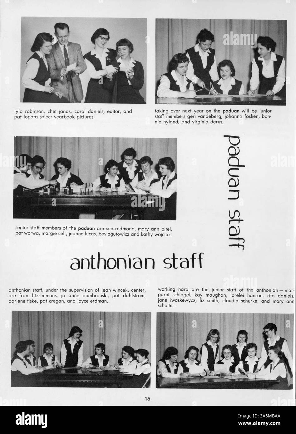 This 1957 edition of the Paduan yearbook from St. Anthony High School ...