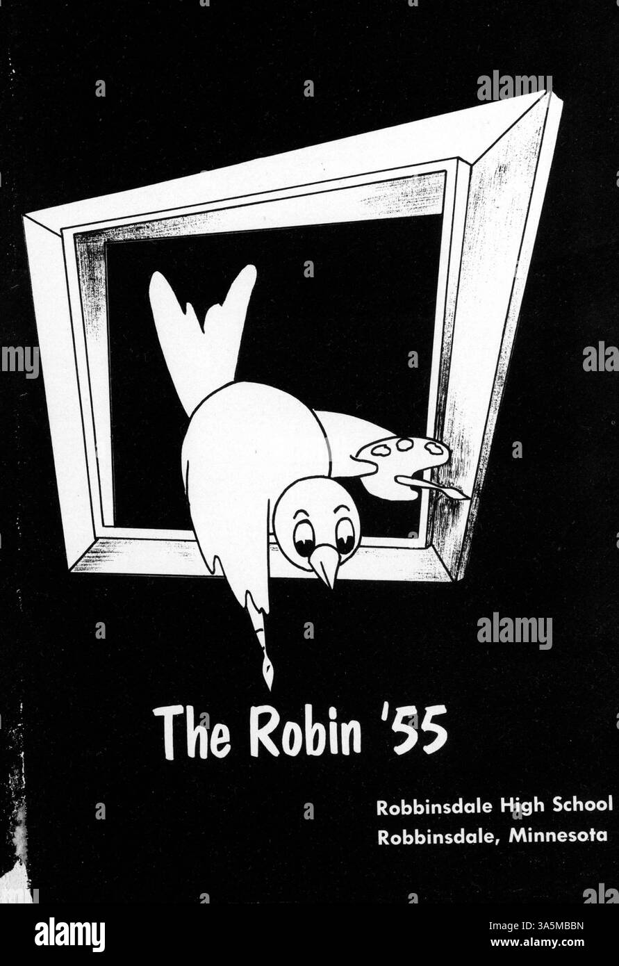 This high school yearbook from Robbinsdale High School, 'The Robin 1955 ...