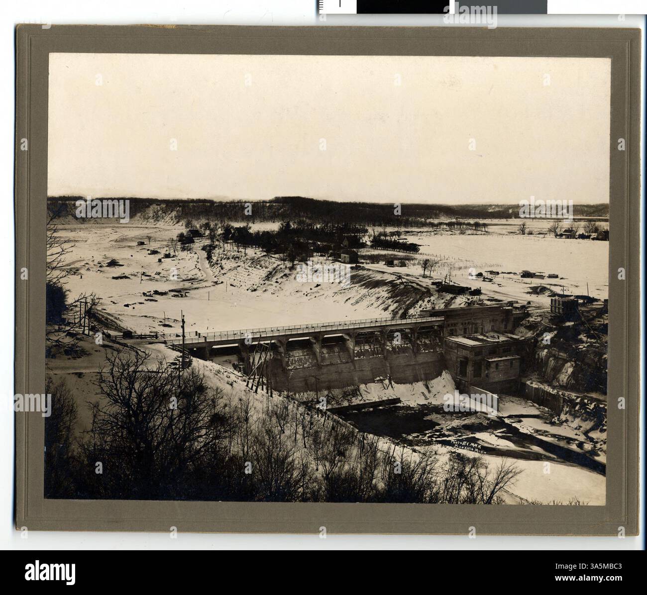 View of the Rapidan Dam in Rapidan Township, Minnesota, including the ...