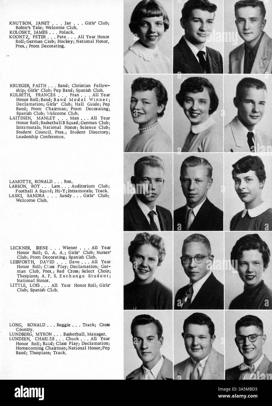The Robbinsdale High School Yearbook 'The Robin 1955' is a historical ...