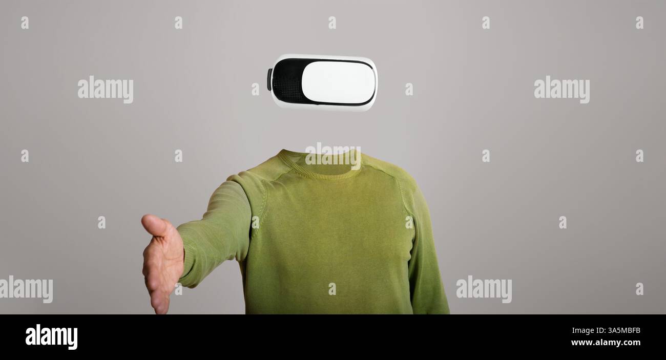 Engaging in virtual reality experiences with innovative headset ...