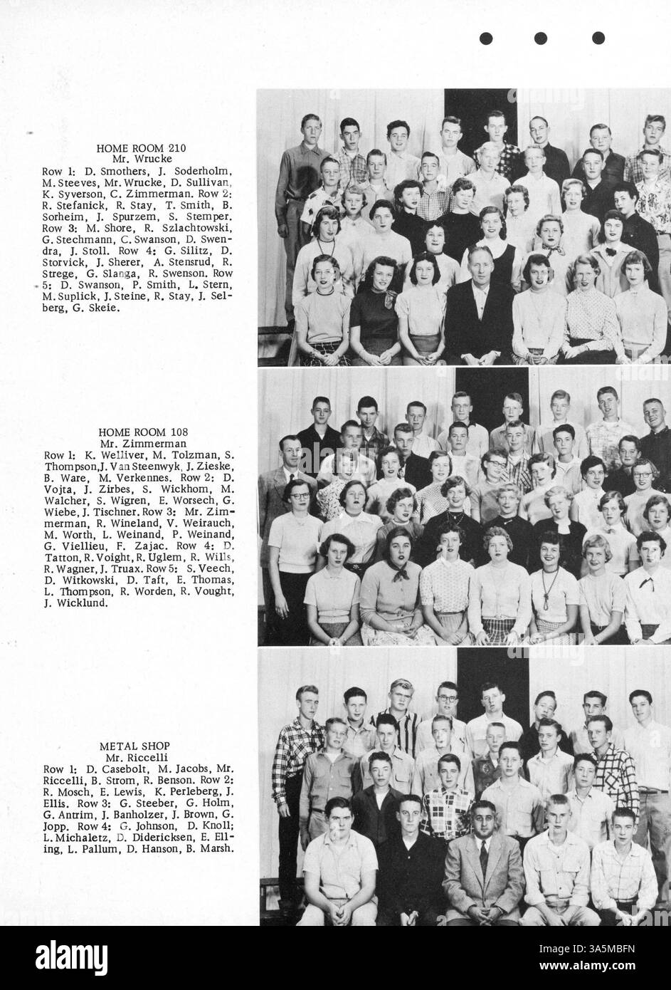 The Robbinsdale High School Yearbook 'The Robin 1955' captures the ...