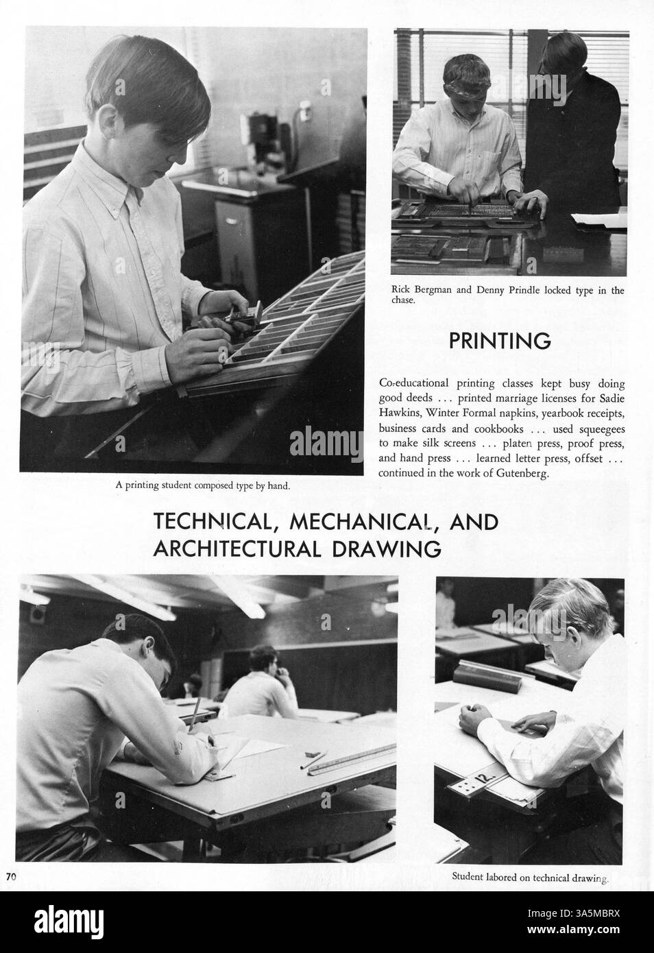 This '67 Bear yearbook from Lincoln High features the academic and ...