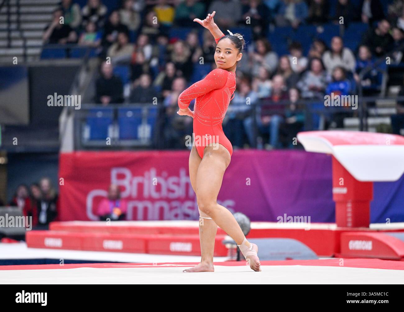 Liverpool, England, UK. 23rd Mar, 2025. LEAT Alia competes in the ...