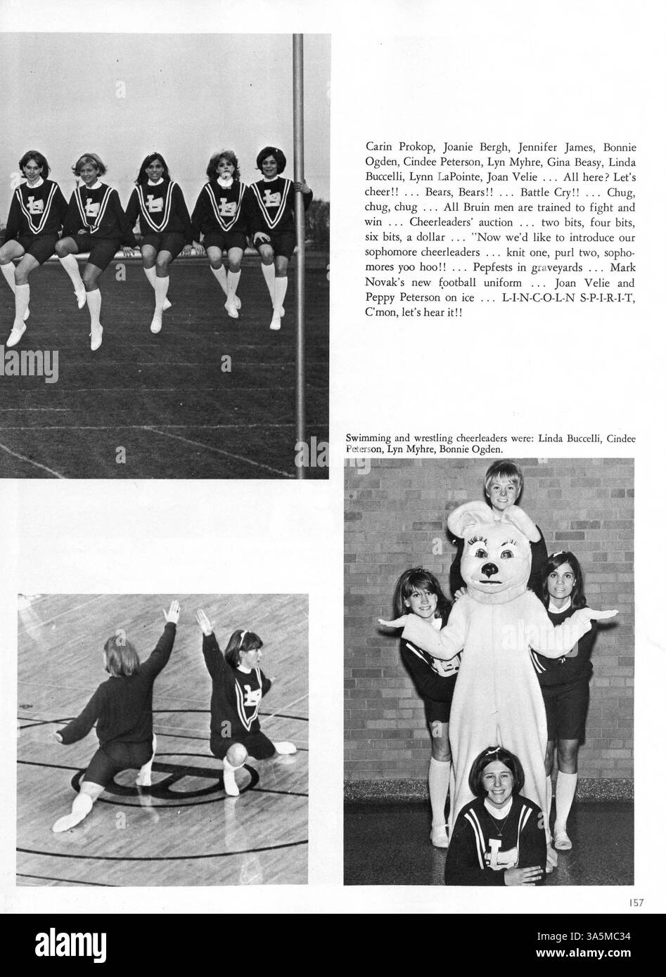The '67 Bear yearbook from Lincoln High School covers student ...