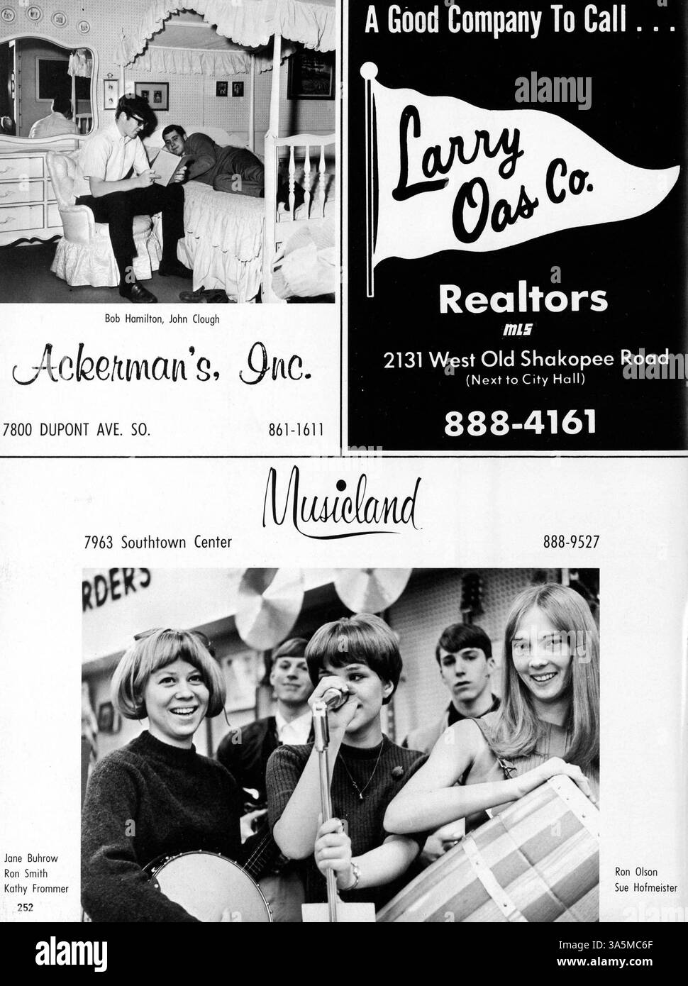 This yearbook features highlights of the 1966 1967 school year a hi-res stock photography and ...