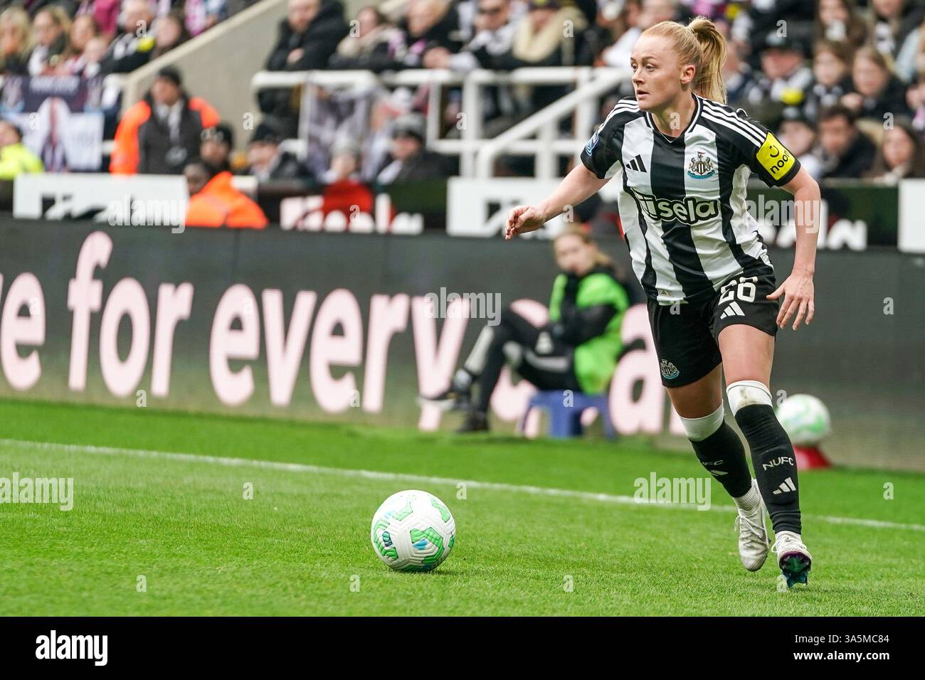 Newcastle's Emily Murphy is seen in action during the Barclays Women's ...