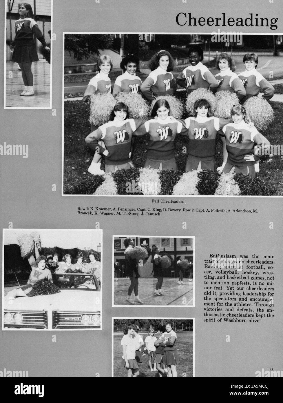 The 1985 Washburn Yearbook reflects the major highlights from the 1984 ...