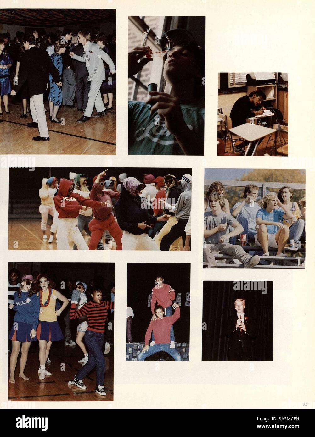 This 1985 Washburn Yearbook captures significant moments from the 1984 ...